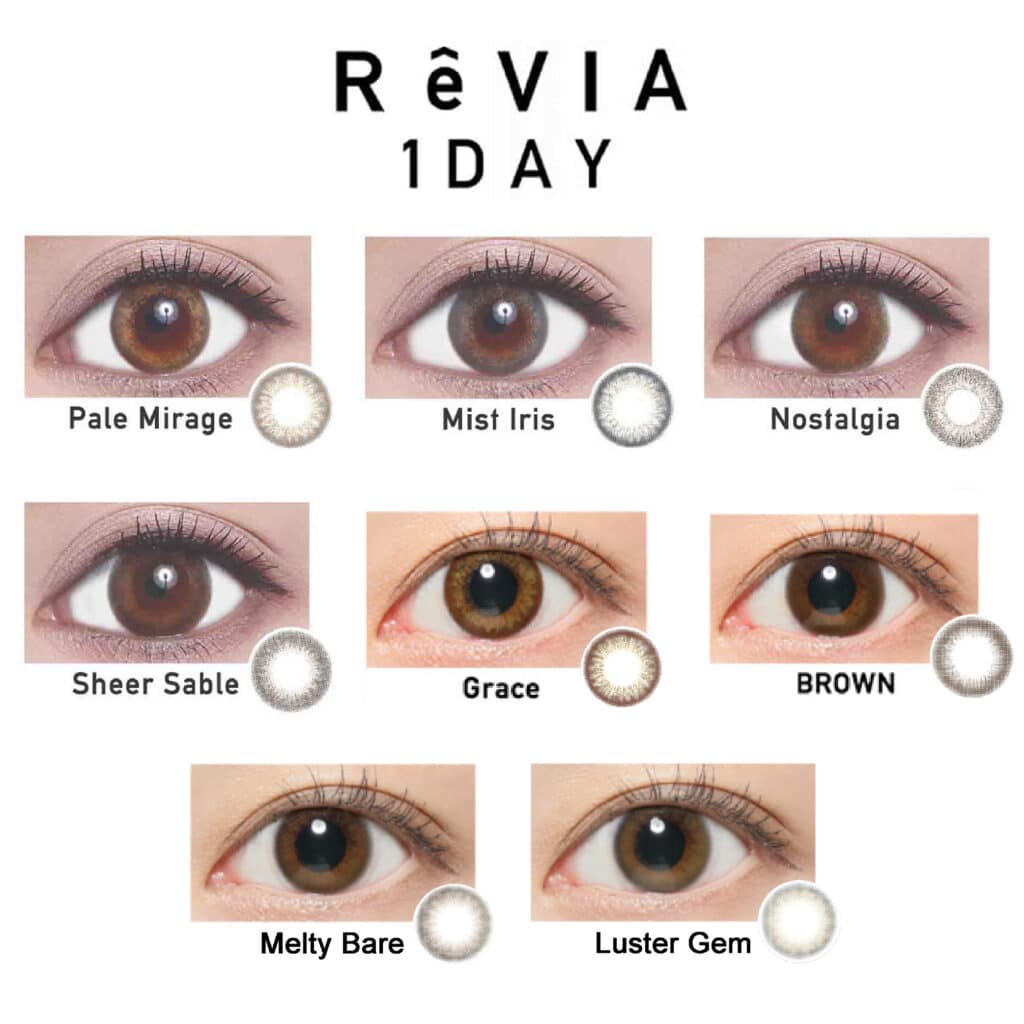 ReVIA 1 Day - 日本彩色隱形眼鏡 | Contact Lens Easy