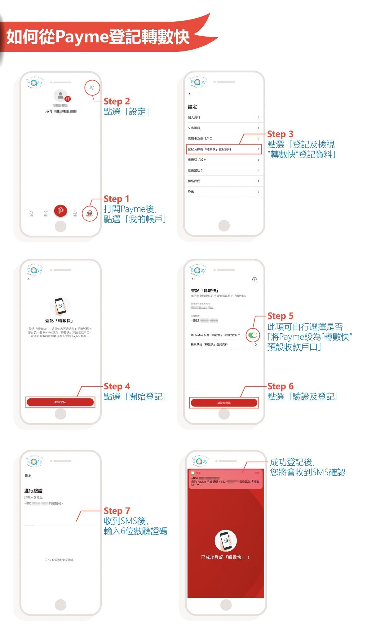 如何用Payme過數至轉數快 (2024) | Contact Lens Easy