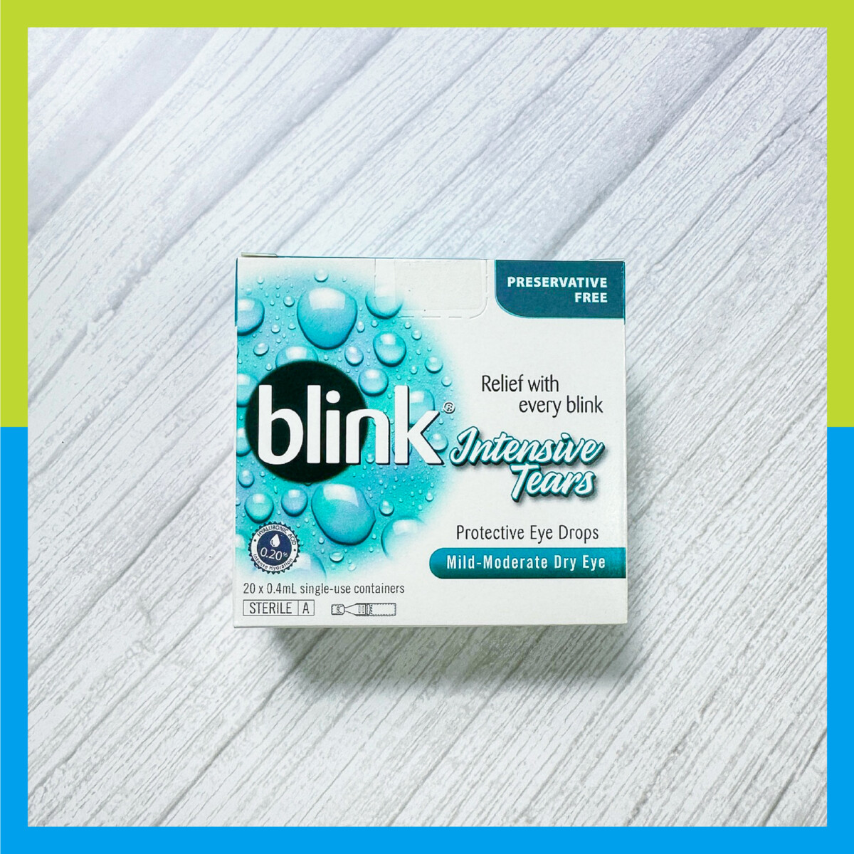 BLINK Blink Intensive Tears 冰藍特效保濕潤眼液 | Contact Lens Easy