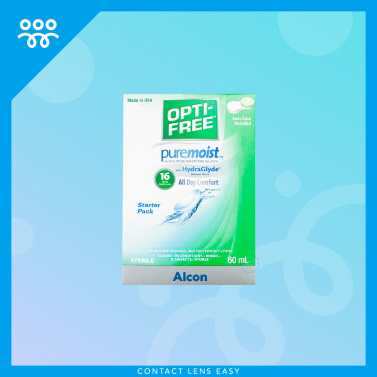 Alcon Opti-Free PureMoist 多功能消毒隱形眼鏡藥水 60ML | Contact Lens Easy