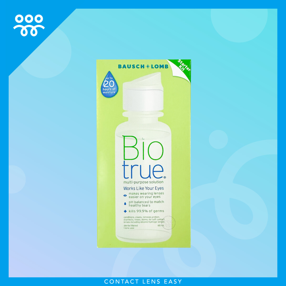 博士倫 Biotrue Multi-Purpose Solution 隱形眼鏡多功能護理液 300mL | Contact Lens Easy