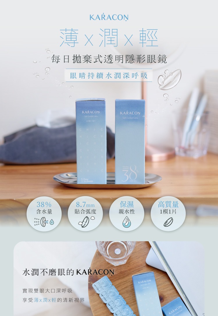 KARACON Clear 1 Day | Contact Lens Easy
